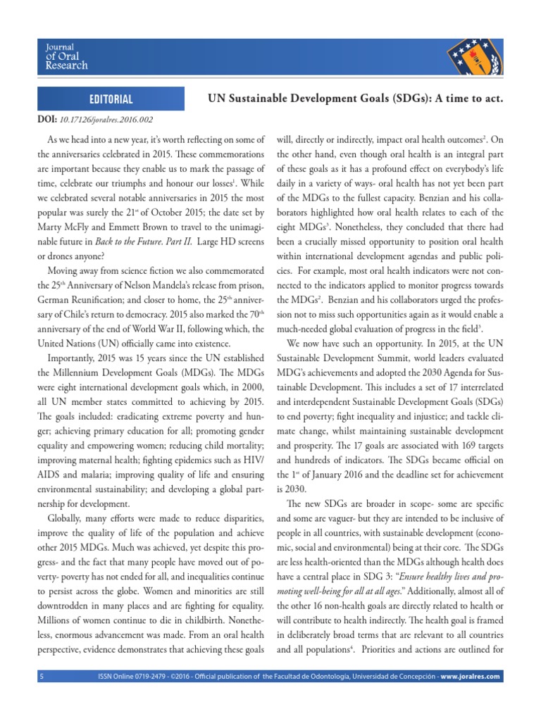 UN Sustainable SDGs | PDF | Millennium Development Goals ...