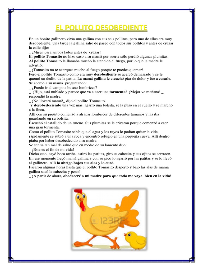 El Pollito Desobediente 2 Pdf