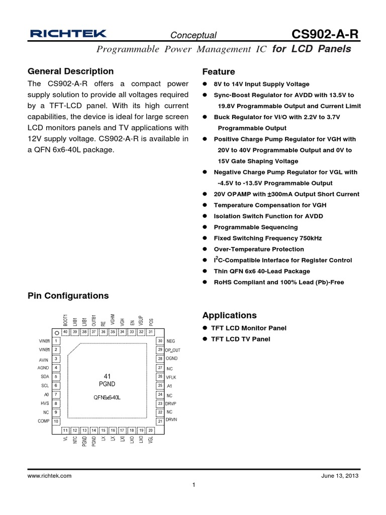 CS902-A-R - Eng Spec | PDF | Operational Amplifier | Thin Film ...