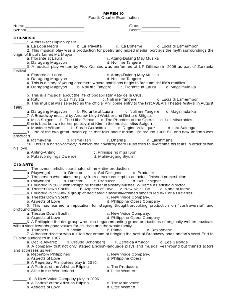 Mapeh 10 | PDF | Health Professional | Health Care