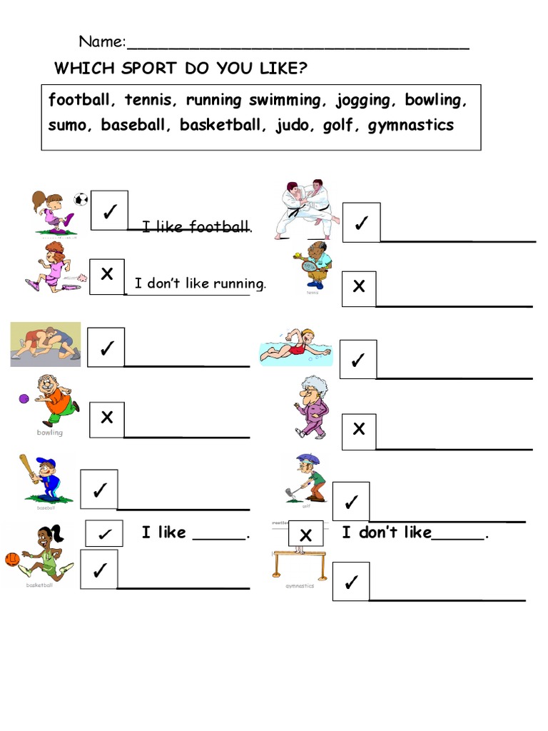 Which Sport Do You Like? | PDF