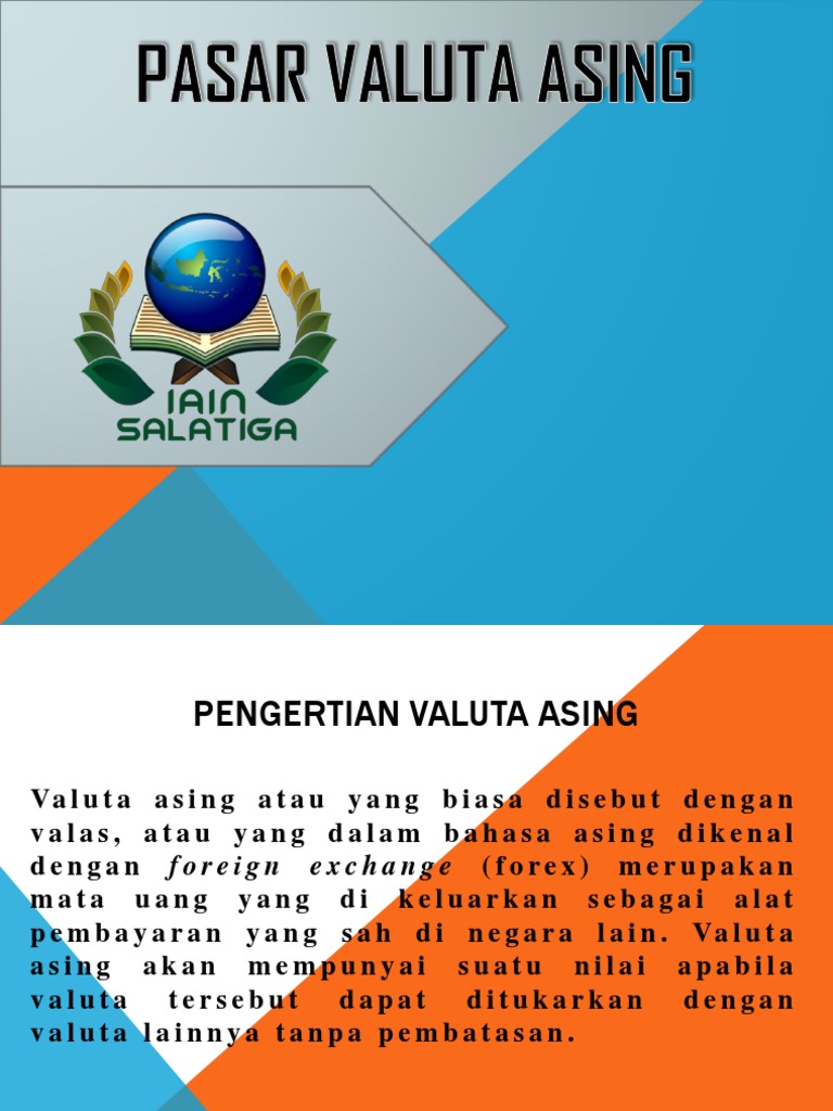 Power Point Pasar Valuta Asing | PDF | Pengelolaan Keuangan & Uang