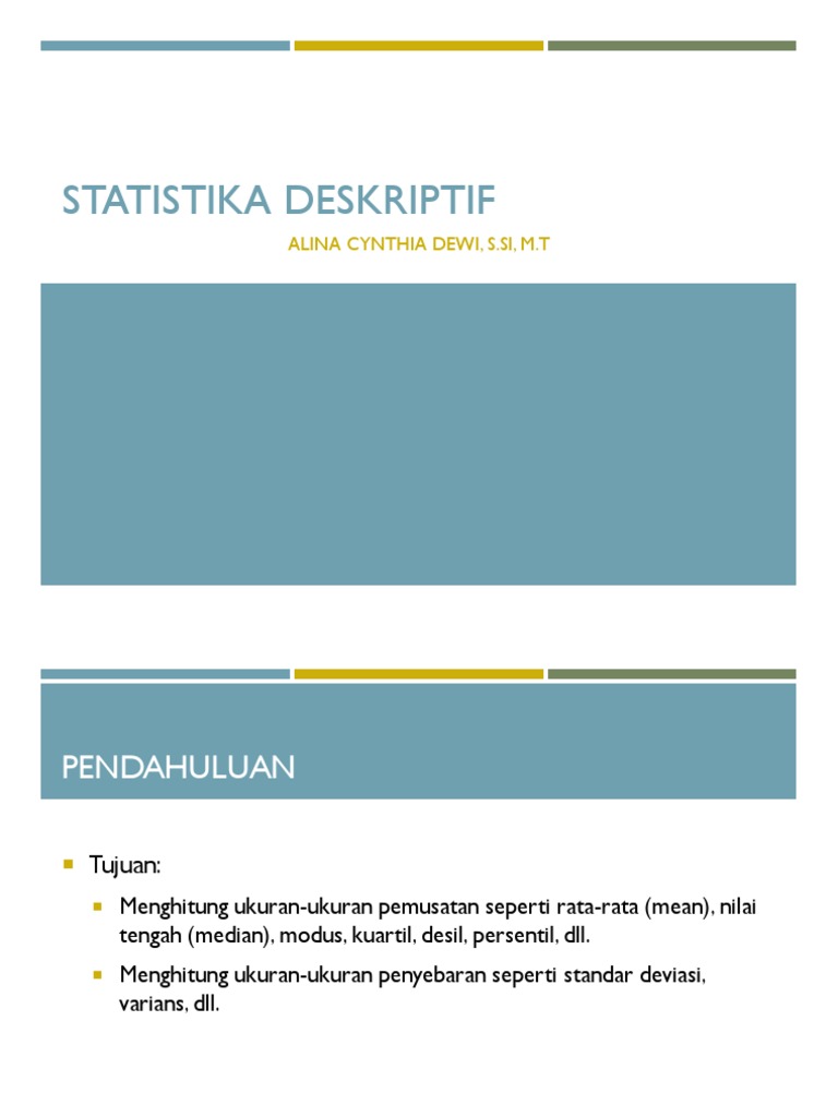 02-Statistika Deskriptif | PDF