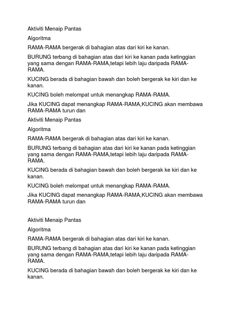 Aktiviti Menaip Pantas | PDF