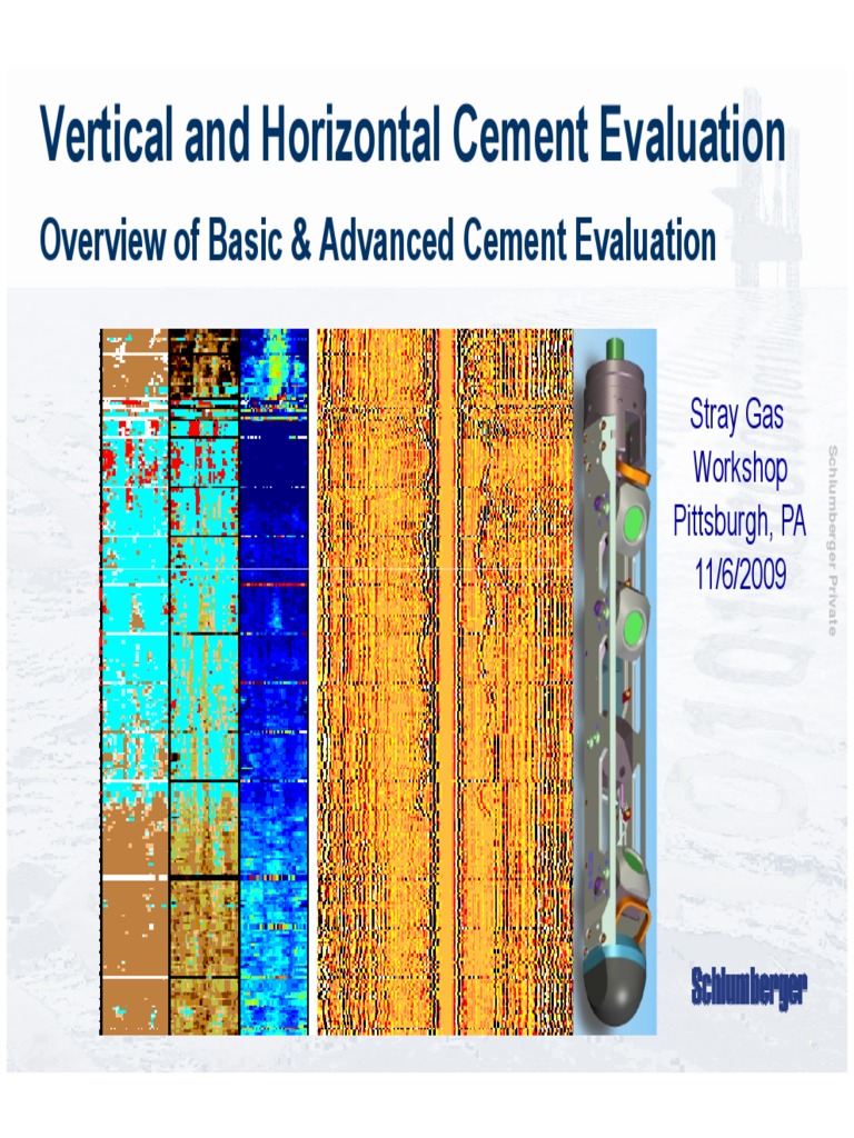 Vertical and Horizontal Cement Evaluation | PDF | Ultrasound | Casing (Borehole)