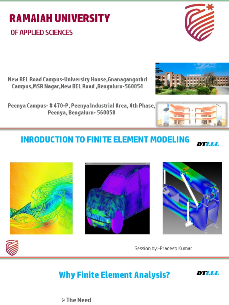 Ramaiah University: of Applied Sciences | PDF | Finite Element Method ...