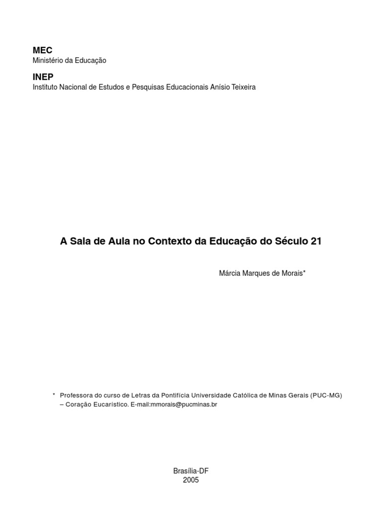 A Importância Da Linguagem Na Sala De Aula Do Século 21 Pdf