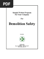 Method Statement For Demolition of Concrete and Asphalt Paving | PDF ...