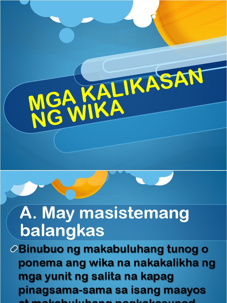 Fil.11 Wika Presentation | PDF