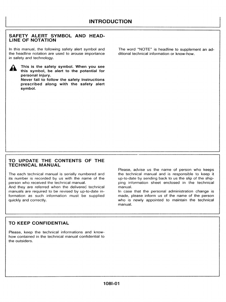 EX200-2 Technical Manual | PDF