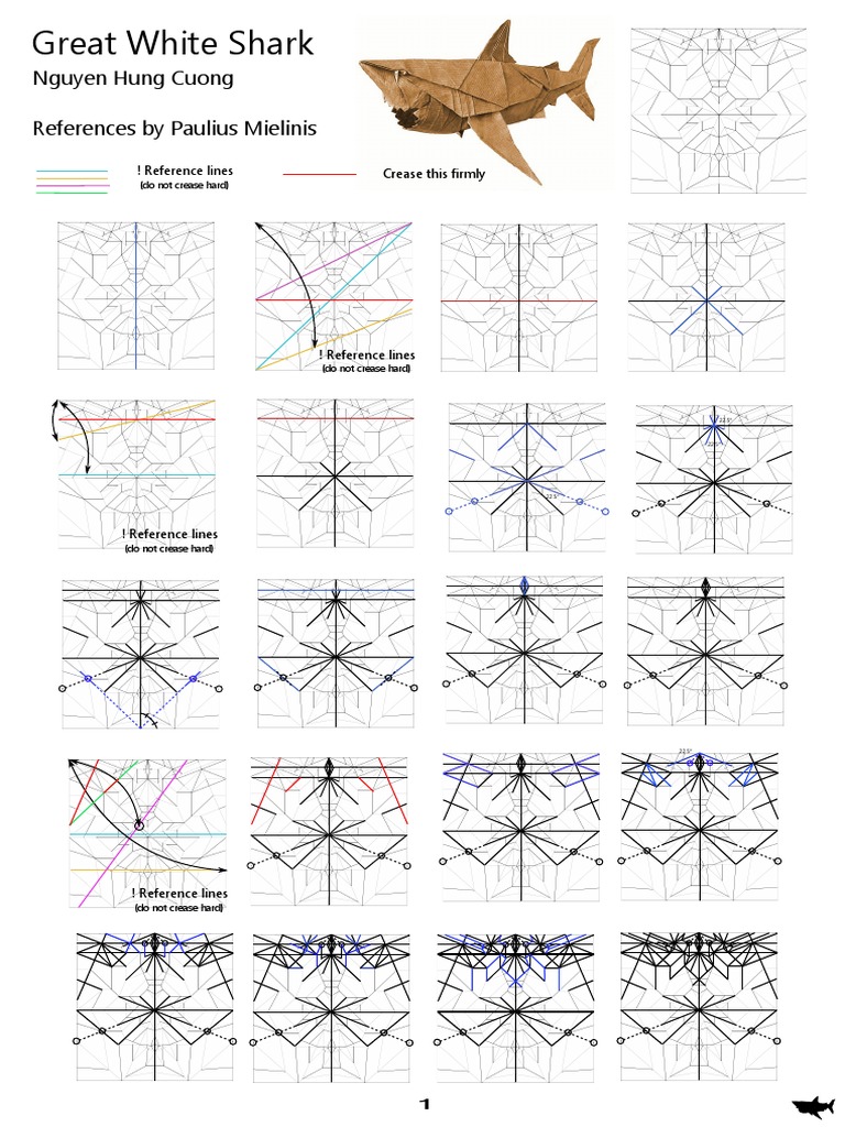Shark References and Precreasing Sequence by Paulius Mielinis | PDF ...
