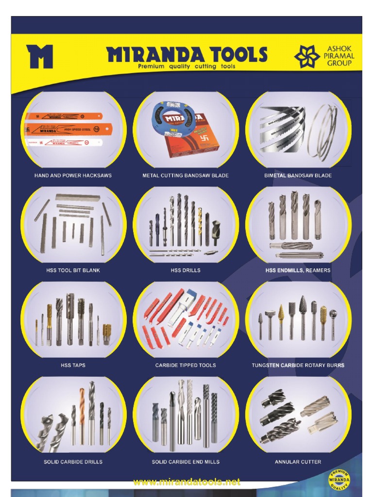 Miranda Catalouge | PDF | Tools | Metals
