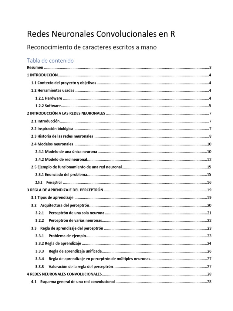Redes Neuronales Convolucionales en R | PDF | Red neuronal artificial ...