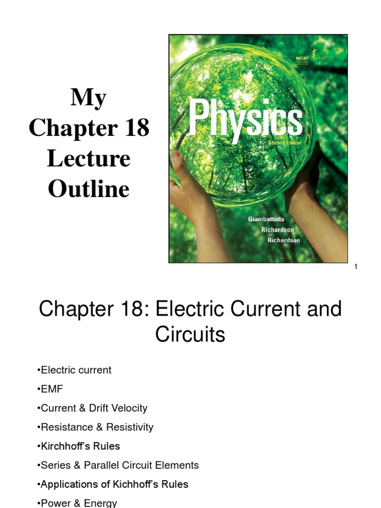 My ch18 | Download Free PDF | Electrical Resistivity And Conductivity | Electric Current