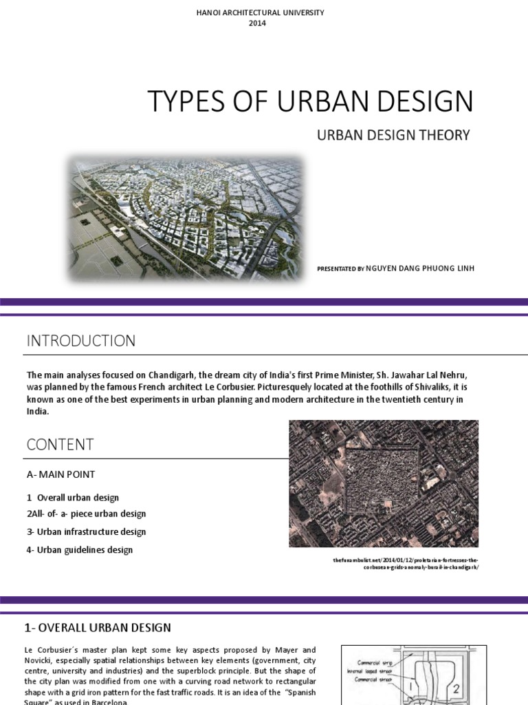 Types of Urban Design | PDF | Road | Urban Design
