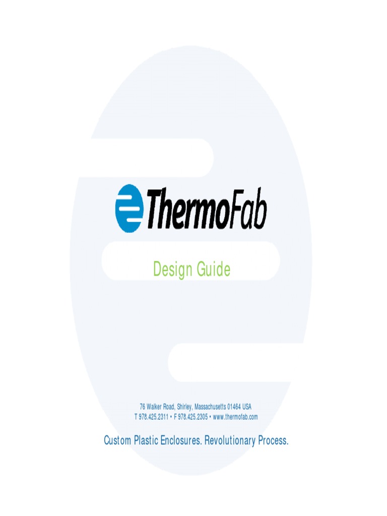 Design Guide: Custom Plastic Enclosures. Revolutionary Process | PDF ...