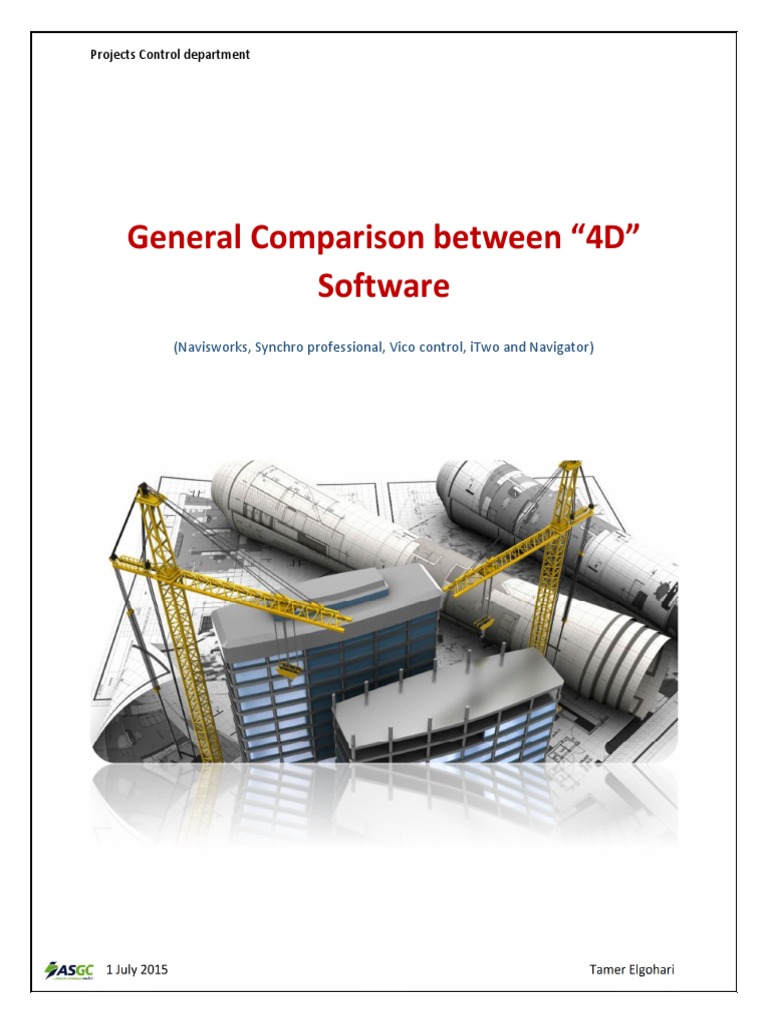 4D Software Comparison for BIM Projects | PDF | Building Information ...