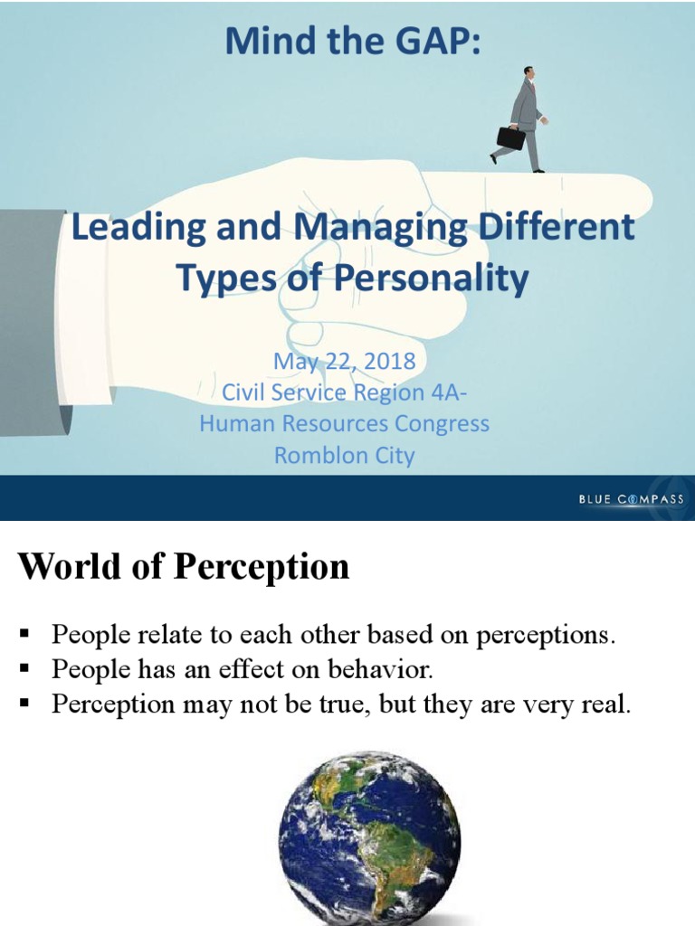 Leading and Managing Different Types of Personality | PDF | Leadership ...