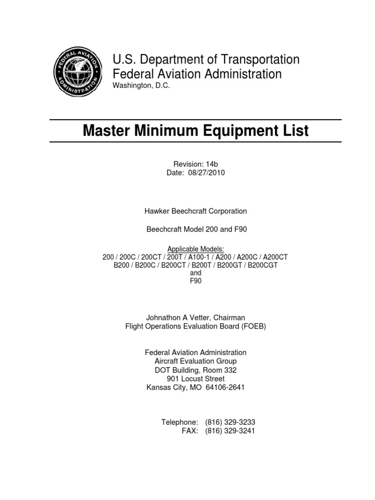 Mmel B200 | PDF | Federal Aviation Administration | Aviation