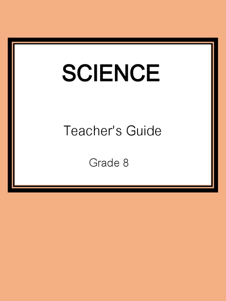 Science TG Grade 8 | PDF | Force | Electric Current