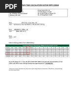 UPS Battery Sizing Calculation Guide | PDF