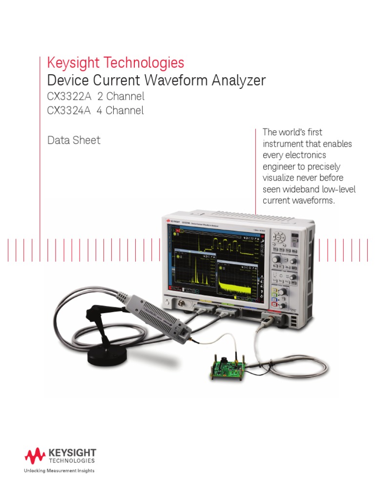 CX3324A | PDF | Bandwidth (Signal Processing) | Sampling (Signal Processing)