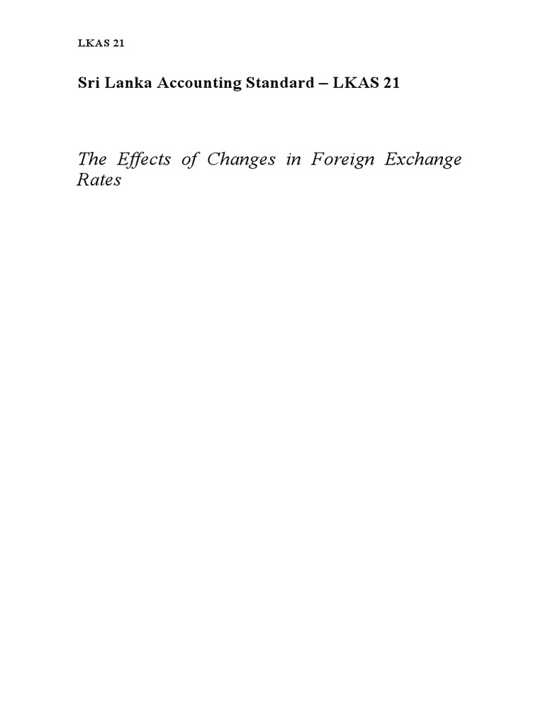 Accounting for Forex Changes | PDF | Historical Cost | Exchange Rate