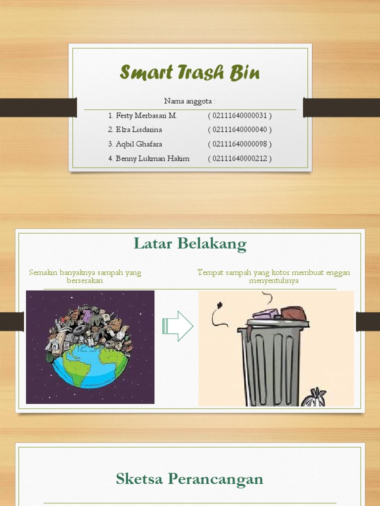 Smart Trash Bin | PDF | Teknologi & Rekayasa