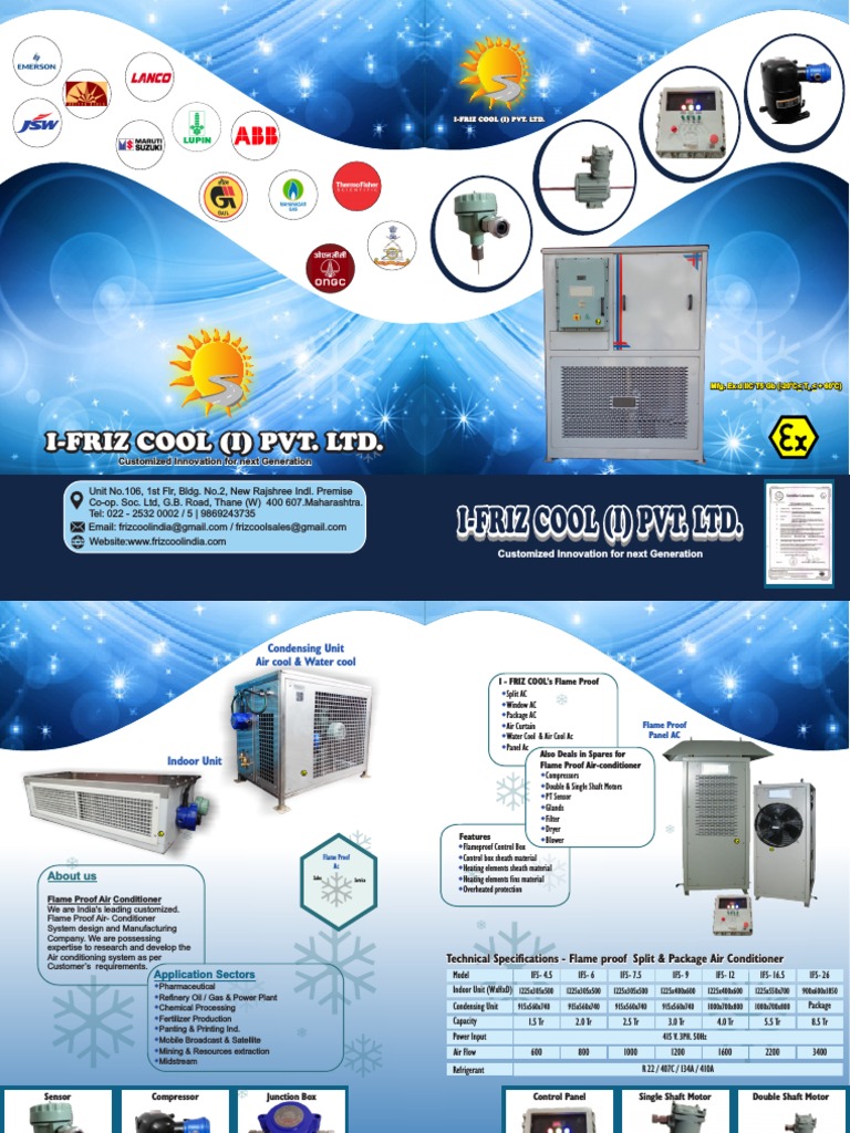 Flameproof Air Conditioning Solutions | PDF | Air Conditioning | Home ...