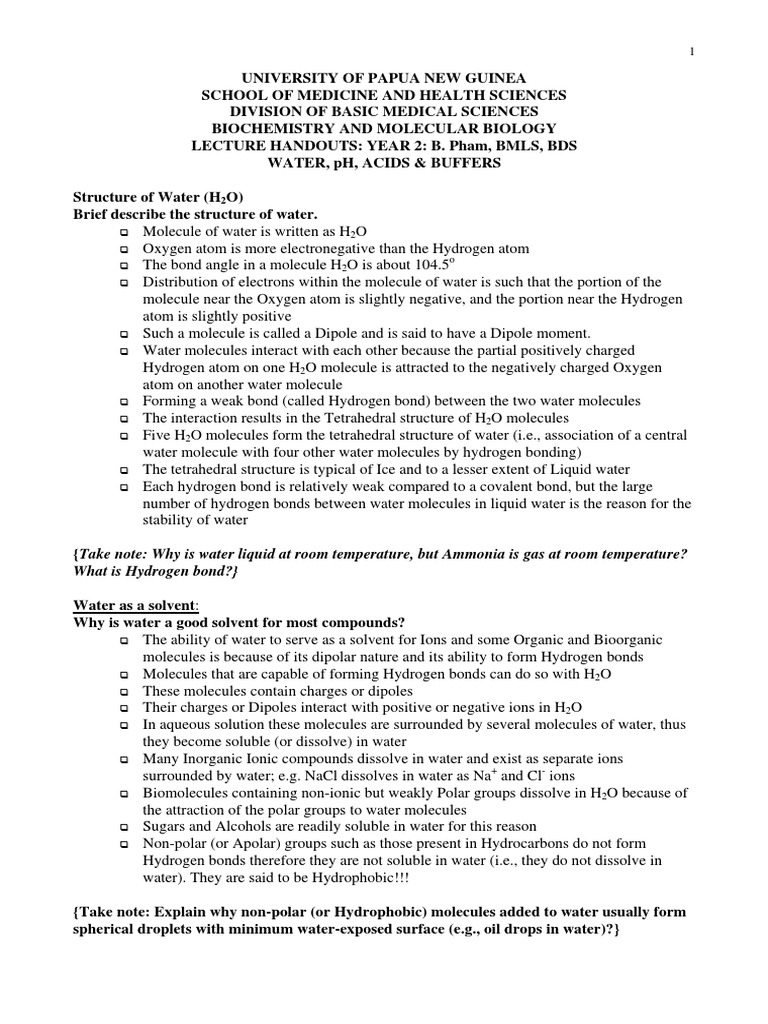 Lecture Notes First Semester Yr 2 BPham BMLS BDS | PDF | Carbohydrates ...