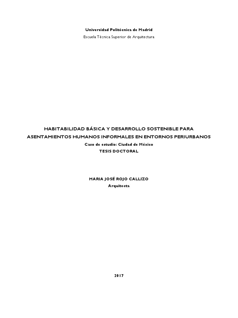 Maria Jose Rojo Callizo A Memoria PDF | PDF | Chabolas | Science