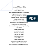 I Am African Child - Poem by Eku Mcgred | PDF
