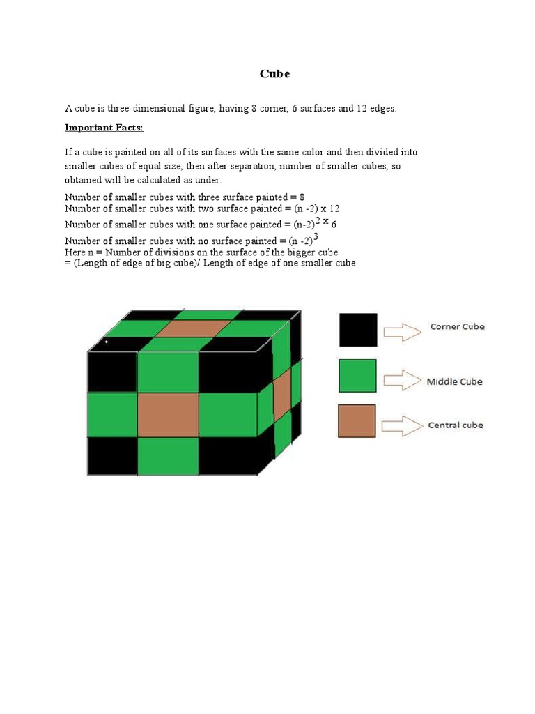 Cube | PDF | Geometry | Euclidean Geometry