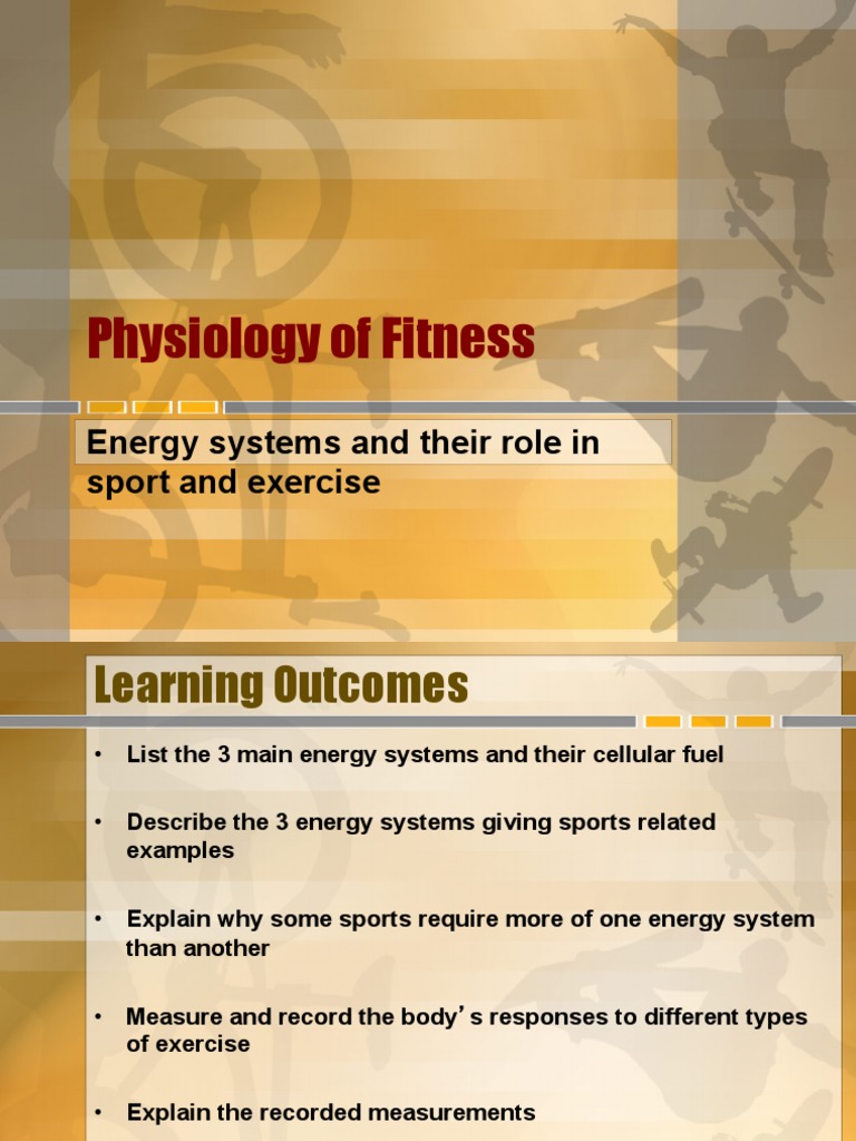 Energy Systems in Sport and Exercise | PDF | Adenosine Diphosphate ...
