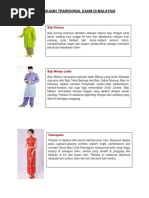 Pakaian Tradisional Kaum Di Malaysia | PDF