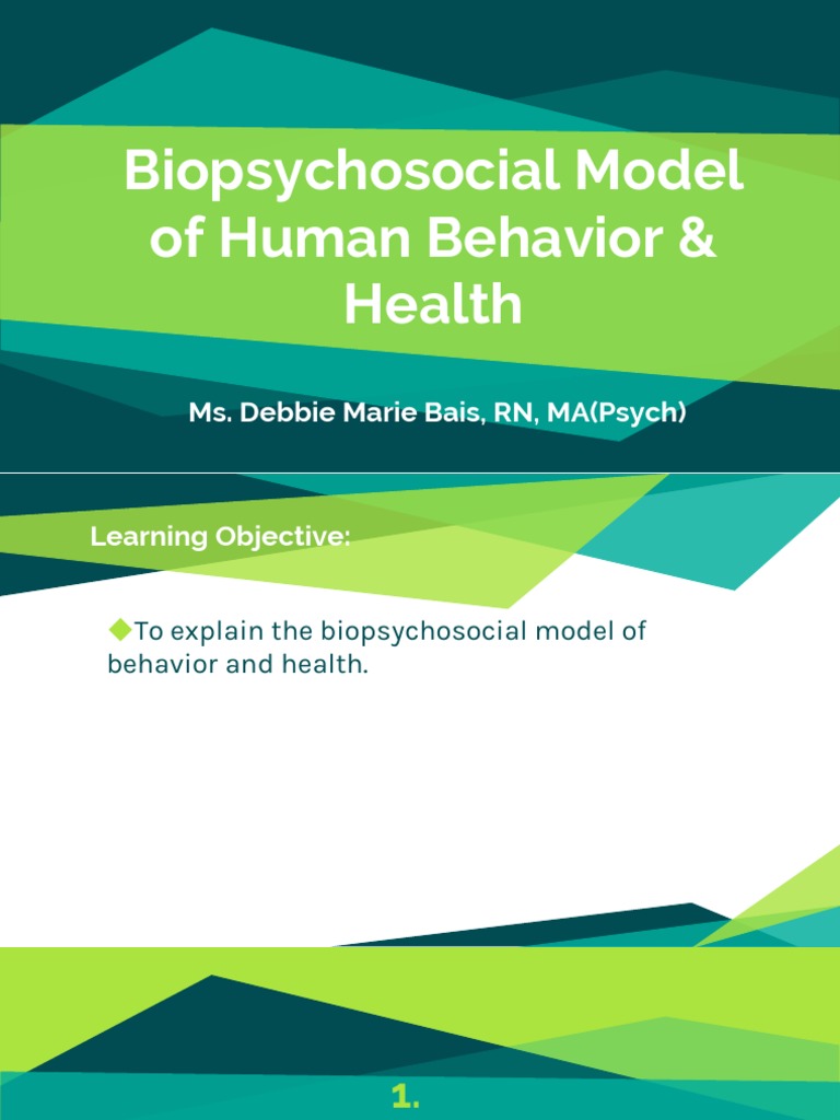 Biopsychosocial Model of Health Explained | PDF | Major Depressive ...