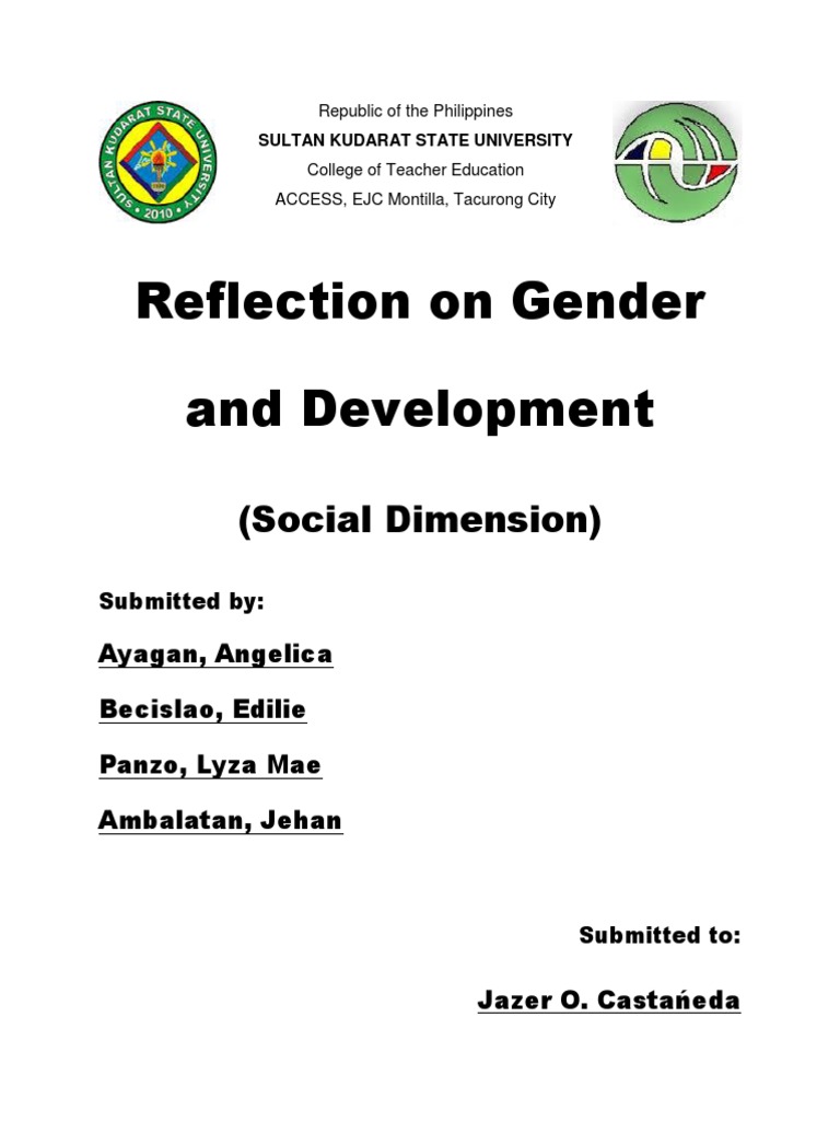 Gender and Development | PDF | Gender Role | Gender Equality