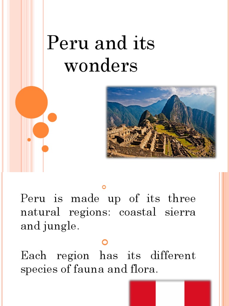 Peru's Diverse Natural Regions and Their Unique Flora and Fauna ...