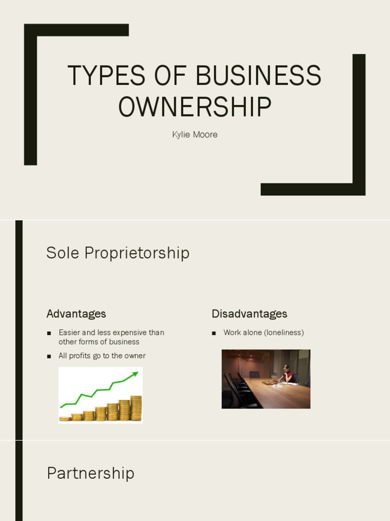 Types of Business Ownership | PDF