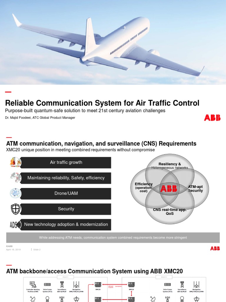 ABB Reliable Communication System For Air Traffic Control Airports ...