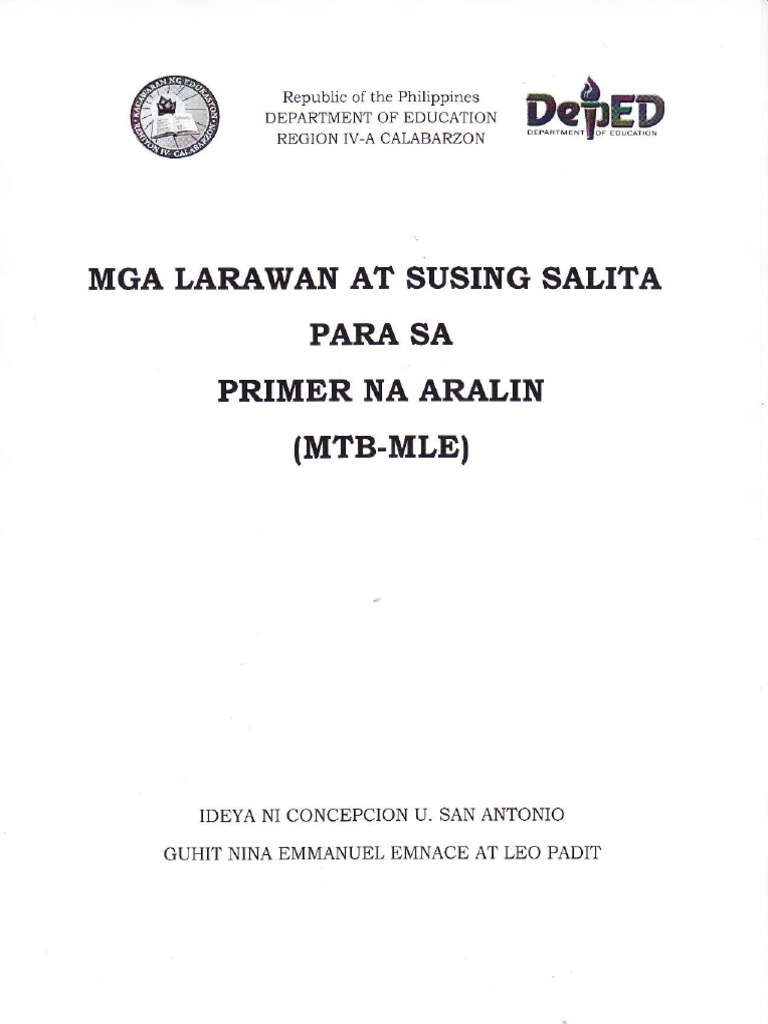 Mga Larawan at Susing Salita | PDF