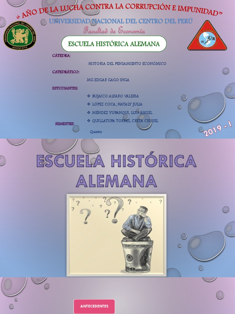 La Escuela Histórica Alemana y sus principales representantes Friedrich ...