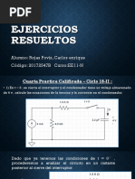 Ejercicios Resueltos de Circuitos de Primer Orden | PDF