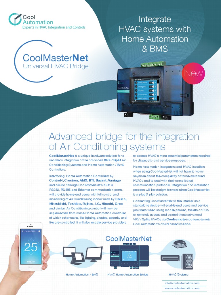 CoolAutomation CoolMasterNet PDF | PDF | Automation | Home Automation