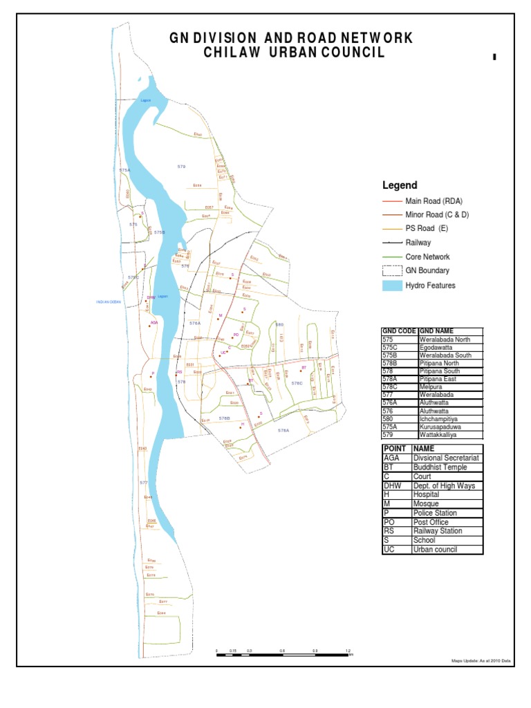 5 - Chilaw UC - Map | PDF