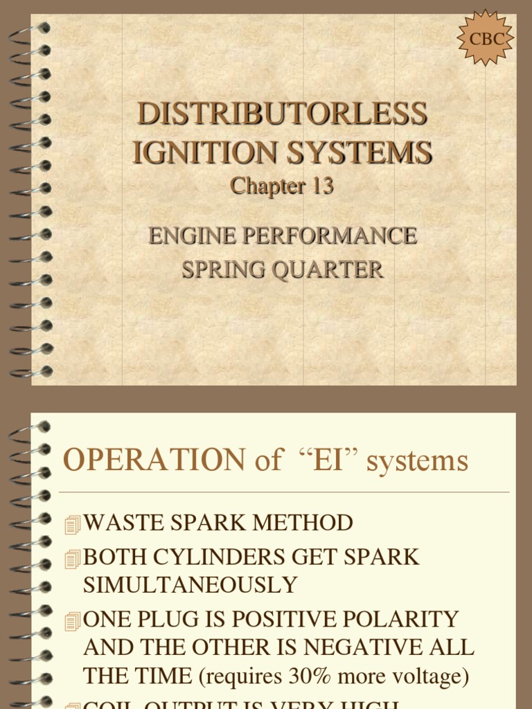 Distributorless Ignition Systems Overview | PDF