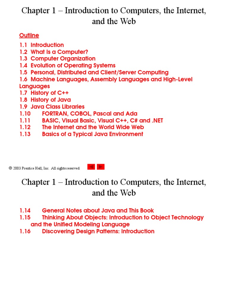 Introduction to Computers and Java | PDF | Object Oriented Programming ...