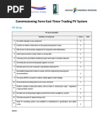 Solar Panel Maintenance Checklist | PDF | Photovoltaics | Electrical Wiring