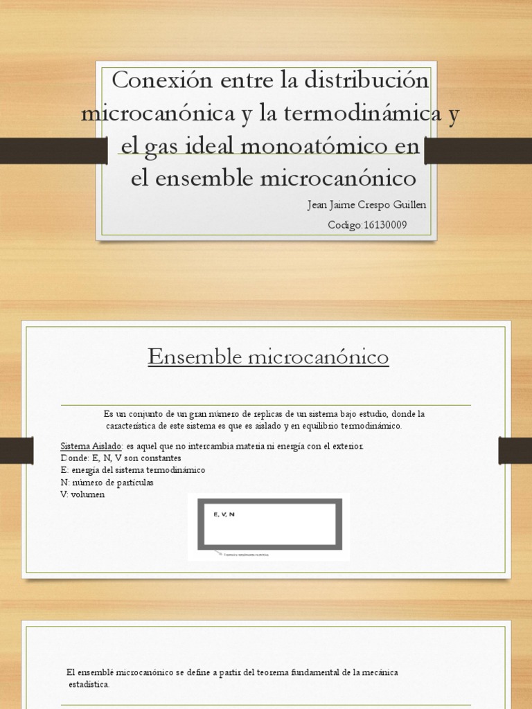 Colectividad Macrocanónica | PDF | Entropía | Termodinámica