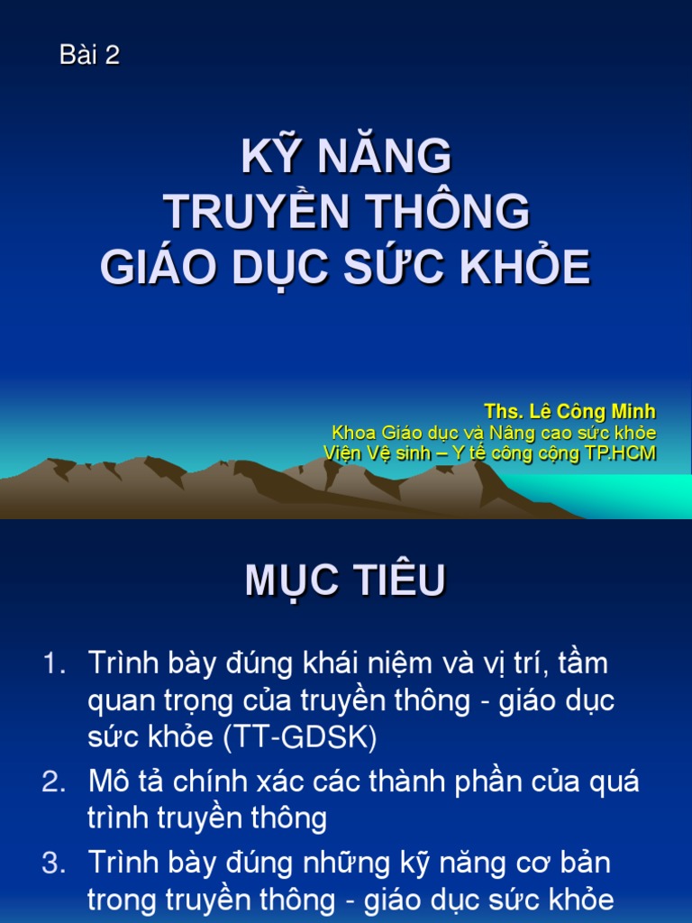 Bai 2 - Truyen Thong GDSK | PDF